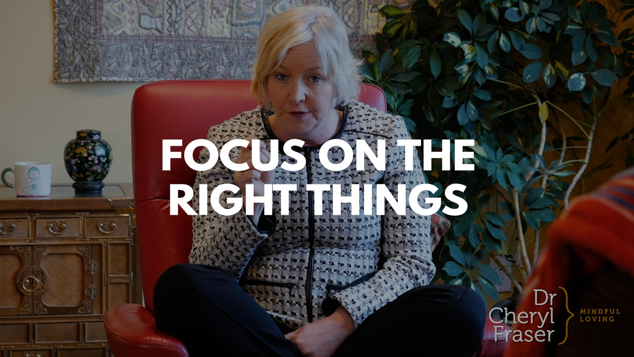 Him - "I can never do anything right". Want love? Focus on the right ...
