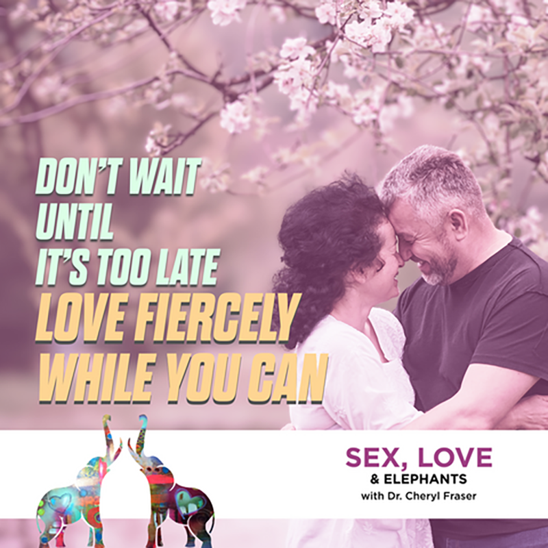 Don’t Wait Until It’s Too Late—Love Fiercely While You Can - Dr. Cheryl ...